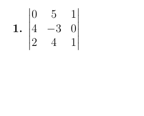 Solved Compute the following determinants using cofactor | Chegg.com
