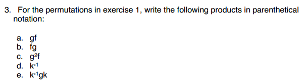 Solved PERMUTATION QUESTION PLEASE SHOW ALL | Chegg.com
