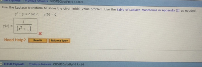 Solved Use the Laplace transform to solve the given | Chegg.com