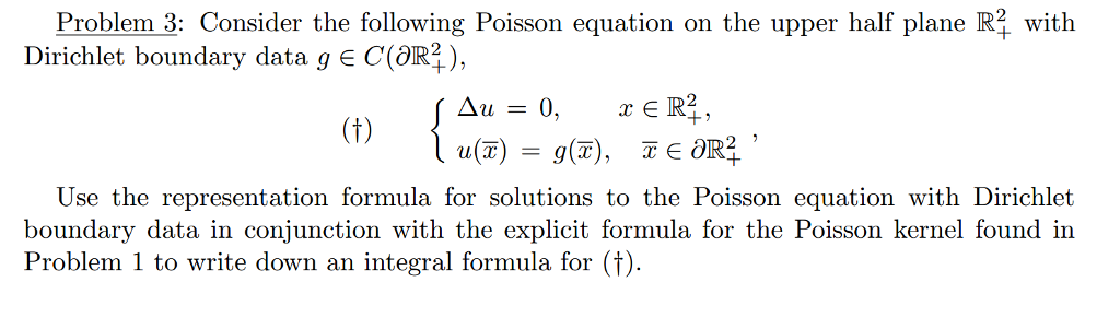 Consider the following Poisson equation on the upper | Chegg.com