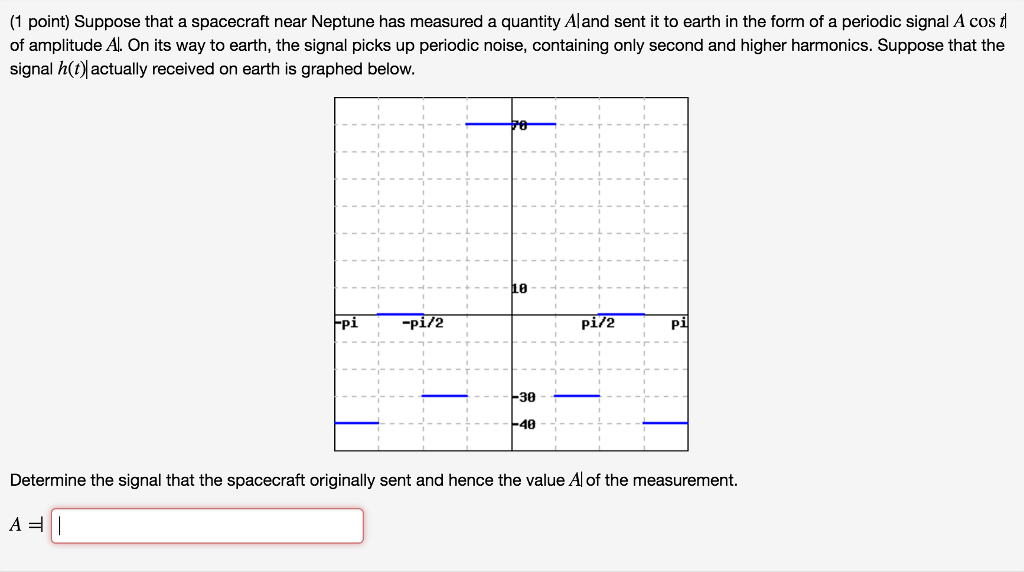 Solved Suppose that a spacecraft near Neptune has measured a | Chegg.com
