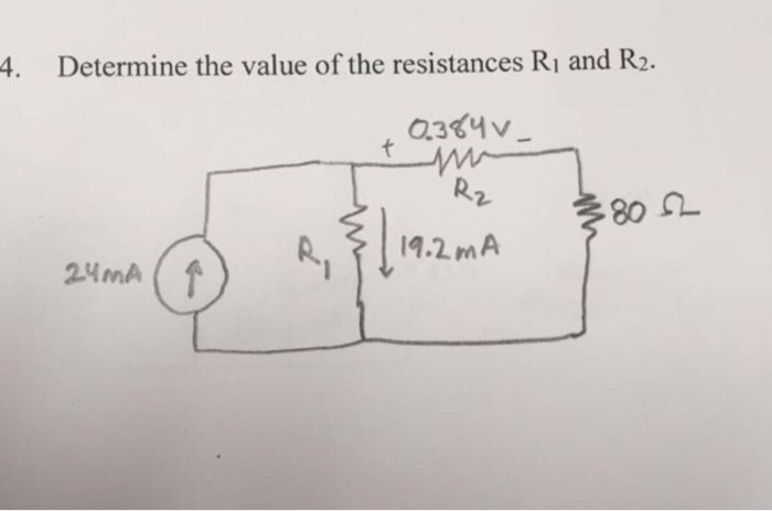 Solved Determine the value of the resistances R_1 and R_2. | Chegg.com