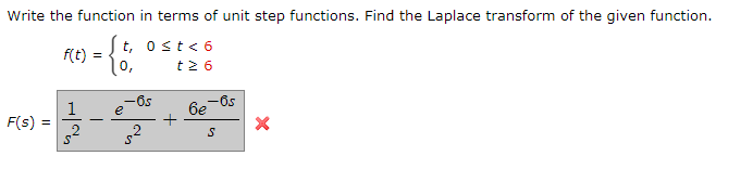 Solved Write the function in terms of unit step functions. | Chegg.com