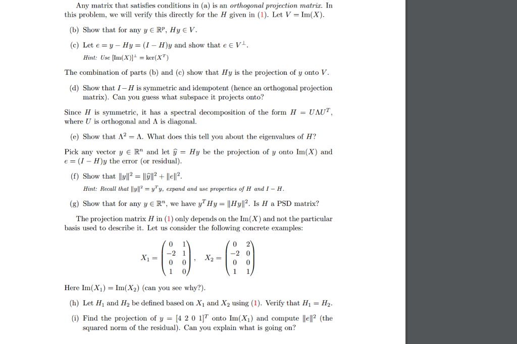 Solved Any matrix that satisfies conditions in (a) is an | Chegg.com