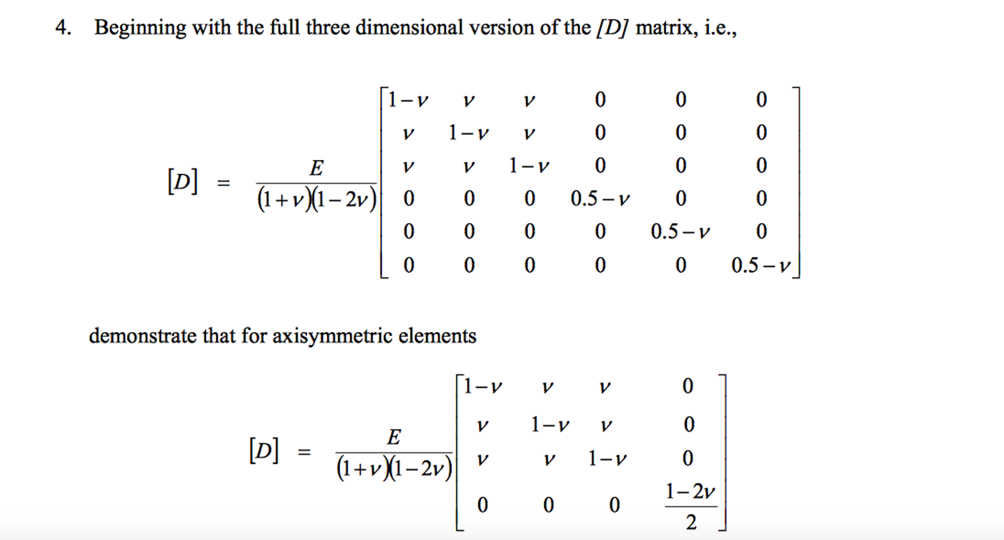 Solved Beginning with the full three dimensional version of | Chegg.com