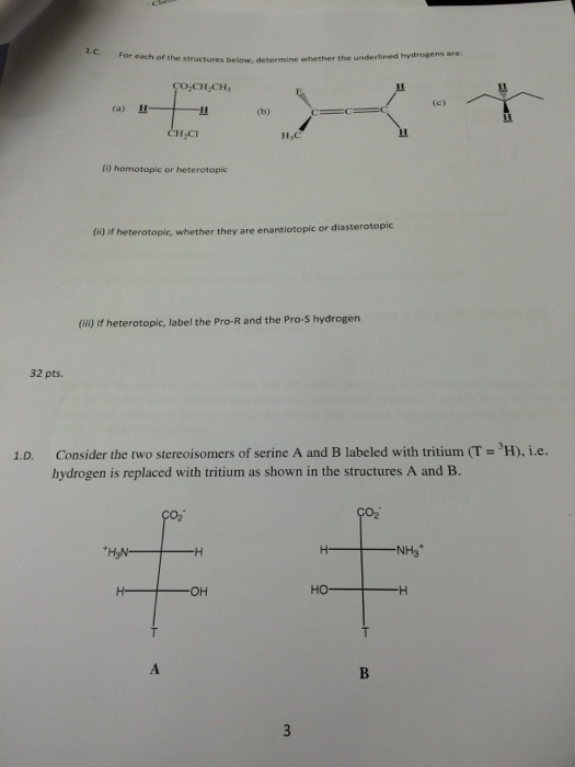 Solved For each of the structures below, determine whether | Chegg.com
