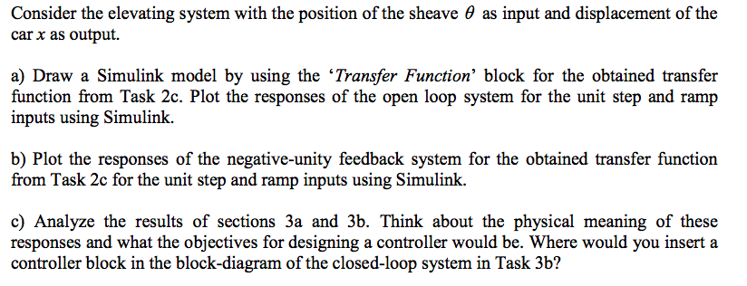 Solved Draw a Simulink model by using the ‘Transfer | Chegg.com