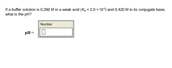 Solved If a buffer solution is 0.290 M in a weak acid (K_a = | Chegg.com