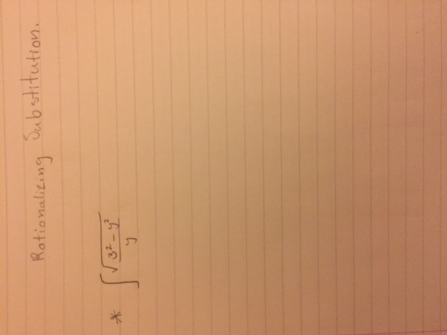 Solved Rationalizing Substitution. | Chegg.com