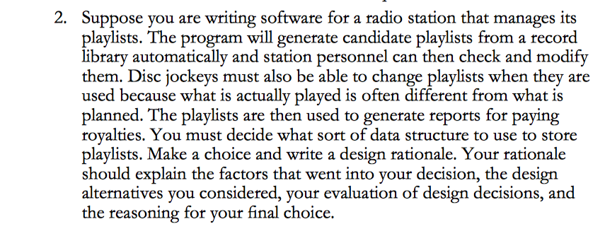 Solved 2. Suppose you are writing software for a radio | Chegg.com