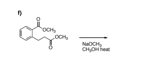 Solved NaOCH3 CH3OH heat | Chegg.com