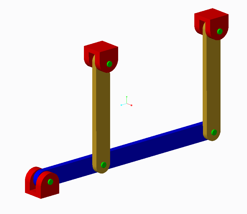 Solved A pin connected linkage is configured as shown. The | Chegg.com