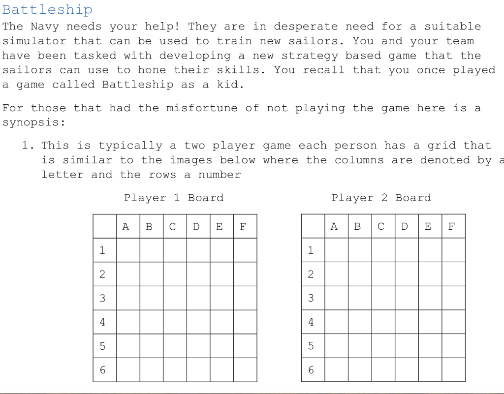 Battleship The Navy needs your help! They are in | Chegg.com