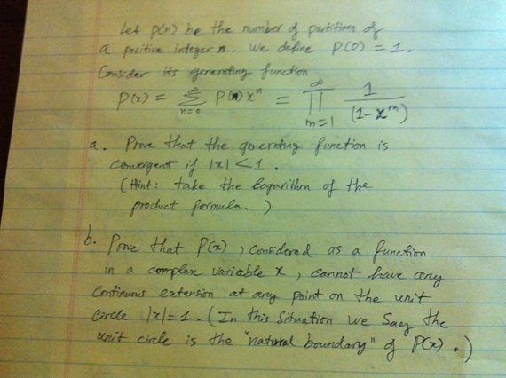 Solved Let p(n) be the number of partitions of a positive | Chegg.com