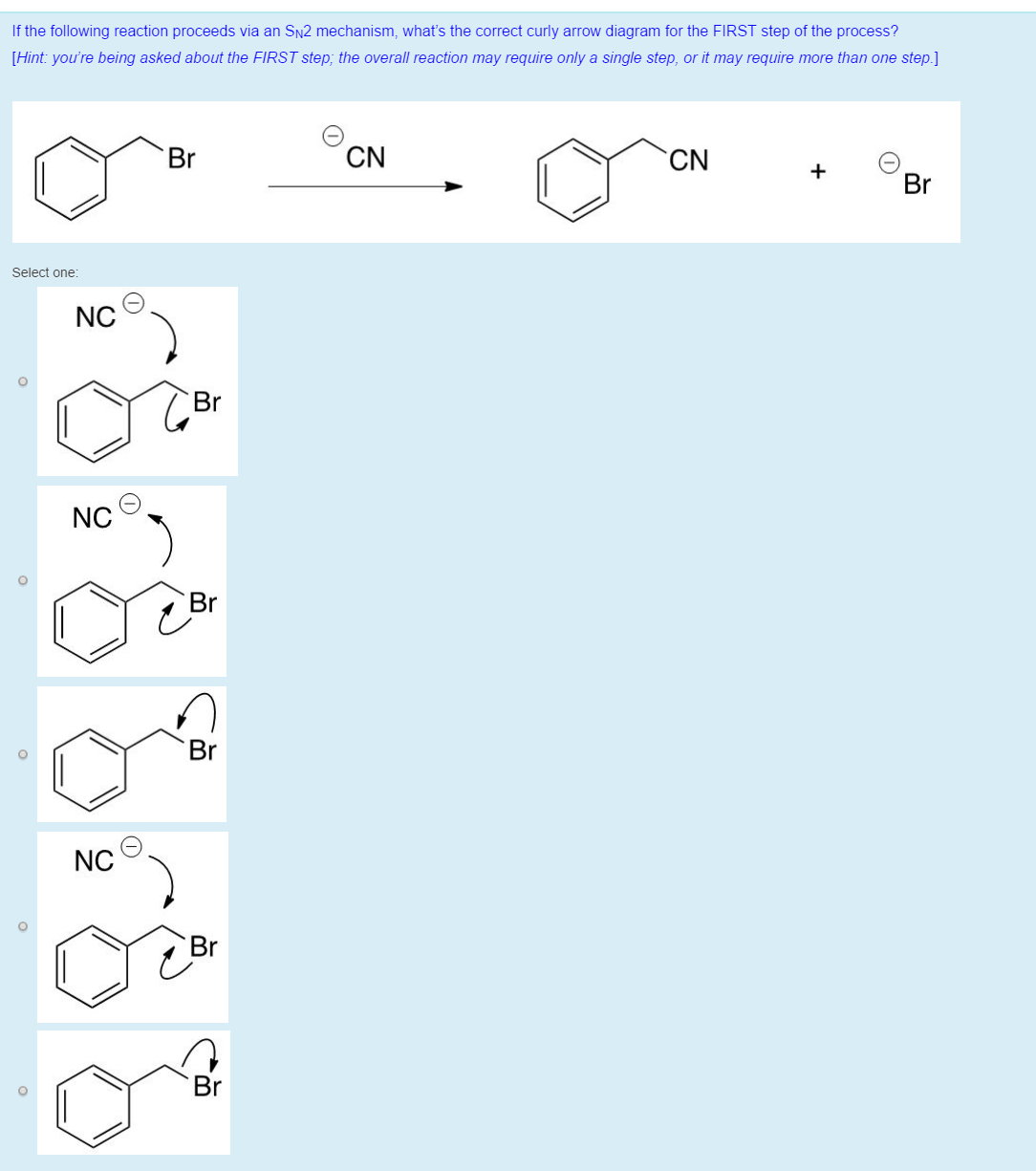Solved If the following reaction proceeds via an S_N2 | Chegg.com