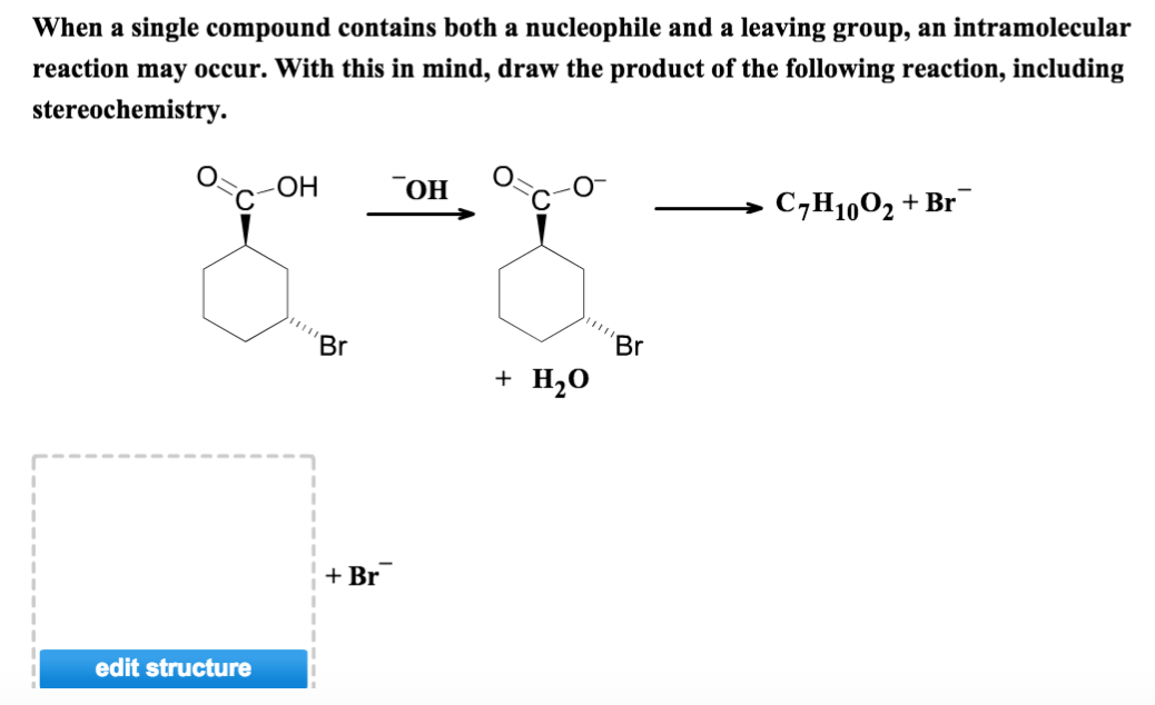 Solved When a single compound contains both a nucleophile | Chegg.com