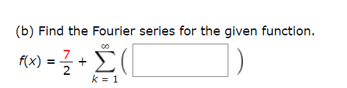 Solved Consider the following. f(x) = 7x + 7, | Chegg.com