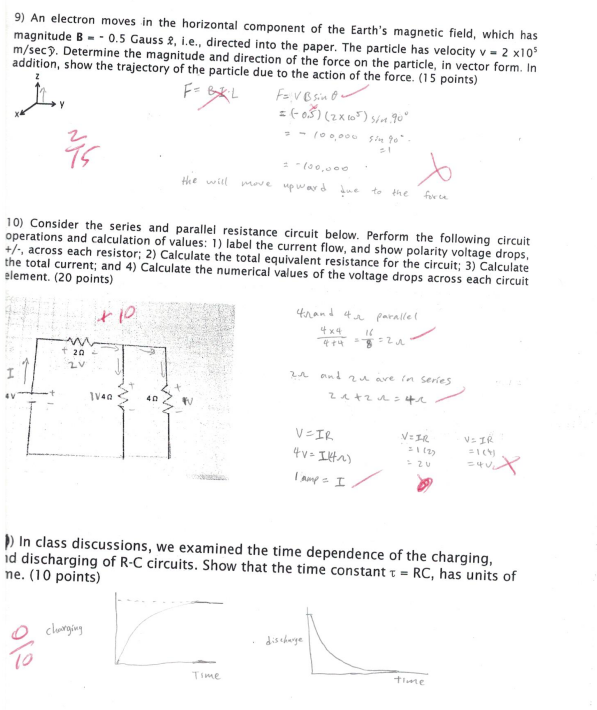Solved electrical engineering physics. can someone show me | Chegg.com