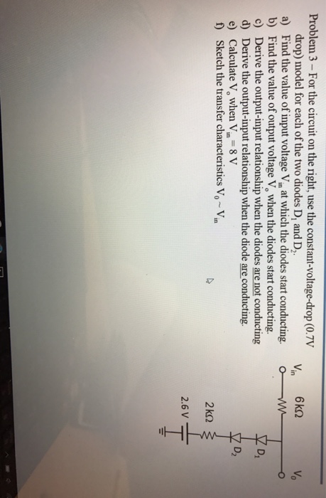 Solved For the circuit on the right, use the | Chegg.com