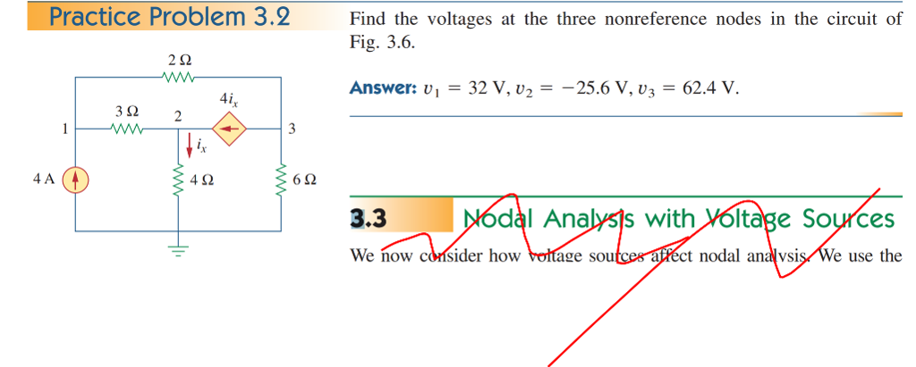 Solved Find the voltages at the three nonreference nodes in | Chegg.com