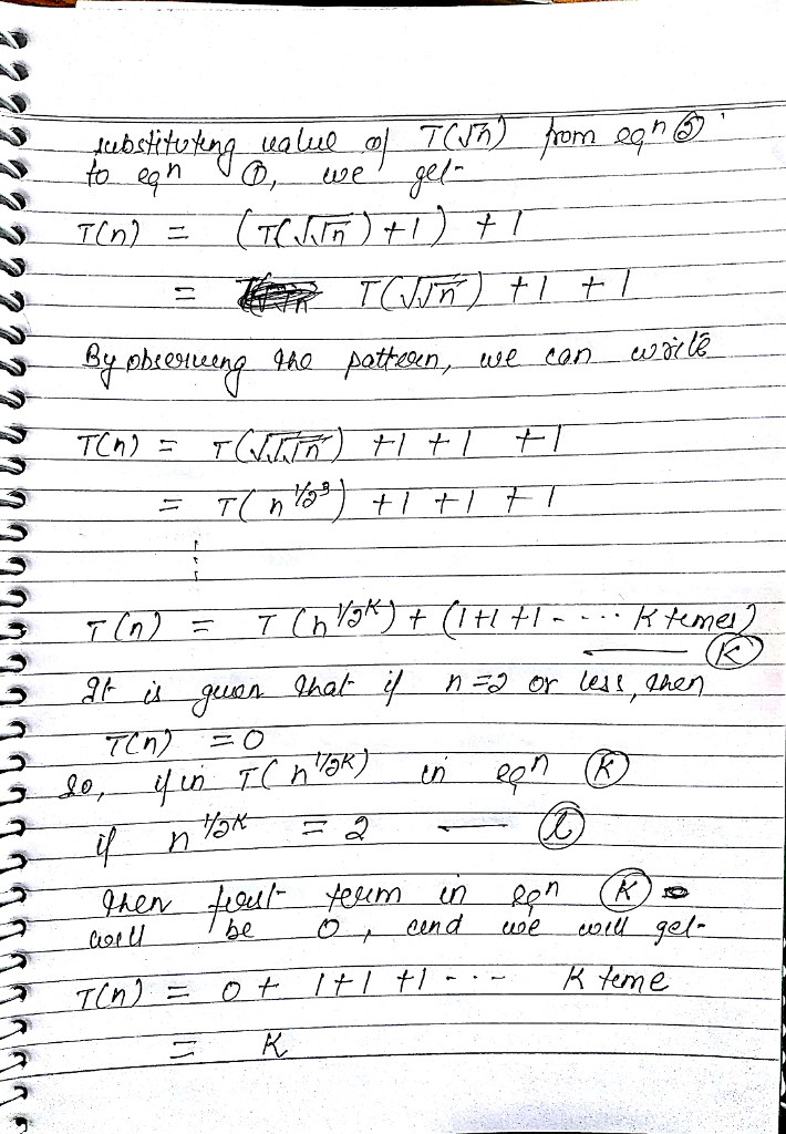 (Solved Homework): Solve the following recurrence relations using any ... (Solved Homework): Solve the following recurrence relations using any ...