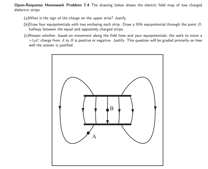 Solved Open-Response Homework Problem 7.4 The drawing below | Chegg.com