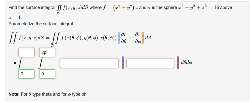 Solved Find the surface integral integral_sigma integral | Chegg.com