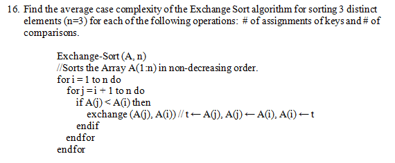 Solved S4#16 | Algorithm Analysis | Discrete Math | Big 0 | Chegg.com