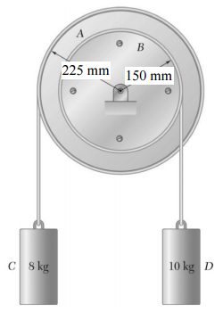 Solved Two uniform disks and two cylinders are assembled as | Chegg.com