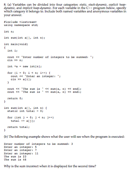 Solved Variables can be divided into four categories: | Chegg.com Solved Variables can be divided into four categories: | Chegg.com