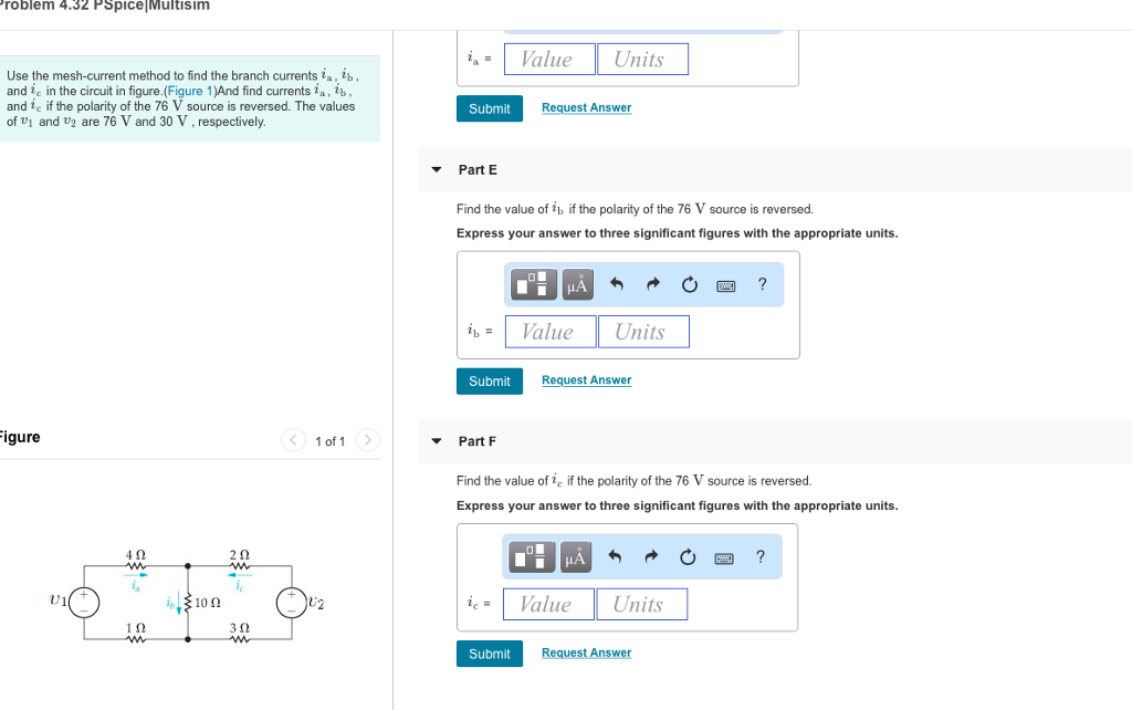 Solved Use the mesh-current method to find the branch | Chegg.com