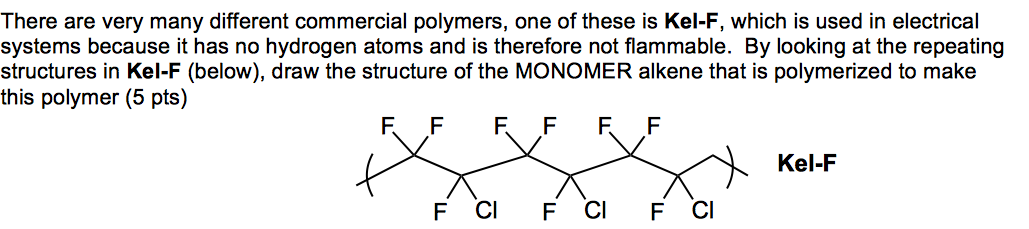 Solved し 11 5. Kodel is a LINEAR condensation polyester | Chegg.com