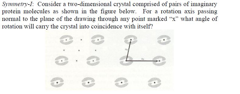 Solved Consider a two-dimensional crystal comprised of pairs | Chegg.com