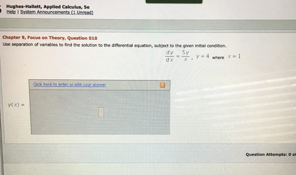 Solved Chapter 9, Focus on Theory, Question oo5 Find the | Chegg.com