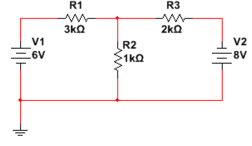 Solved Using the following circuit, calculate VR1, VR2, VR3, | Chegg.com
