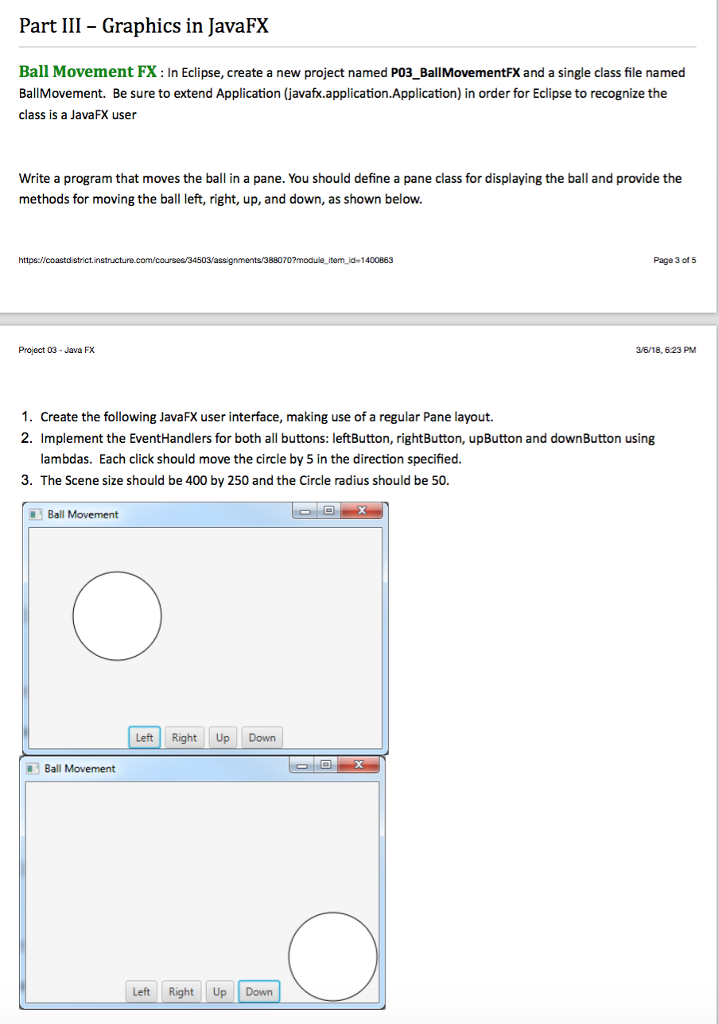 Solved NOTE: JUST GOT STARTED ON "JAVA FX" IN JAVA 2 COURSE | Chegg.com