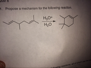 Solved Propose a mechanism for the following reaction. | Chegg.com