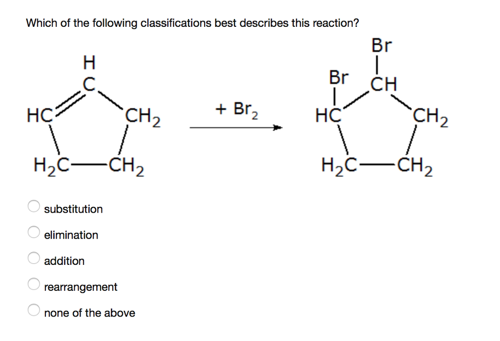 Solved Which of the following classifications best describes | Chegg.com