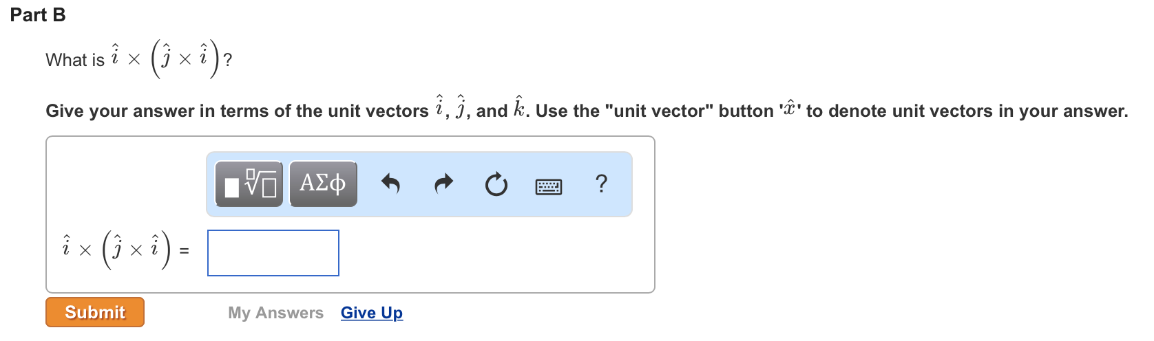 Solved Part A What is (ix) × i? What is 「xy ×「? Give your | Chegg.com