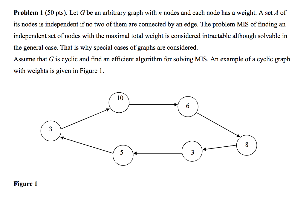 Solved Let G be an arbitrary graph with n nodes and each | Chegg.com