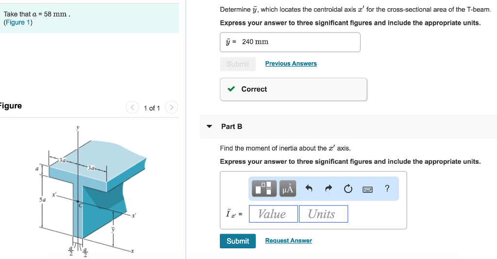 Solved Determine y, which locates the centroidal axis' for | Chegg.com Solved Determine y, which locates the centroidal axis' for | Chegg.com