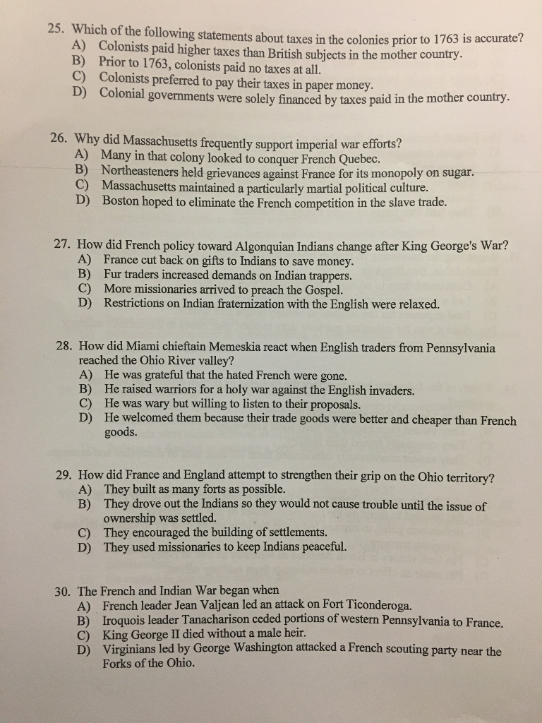 Solved 25. Which of the following statements about taxes in | Chegg.com