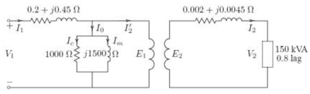 Solved 150 kVA, 2400/240 V single-phase transformer has the | Chegg.com Solved 150 kVA, 2400/240 V single-phase transformer has the | Chegg.com