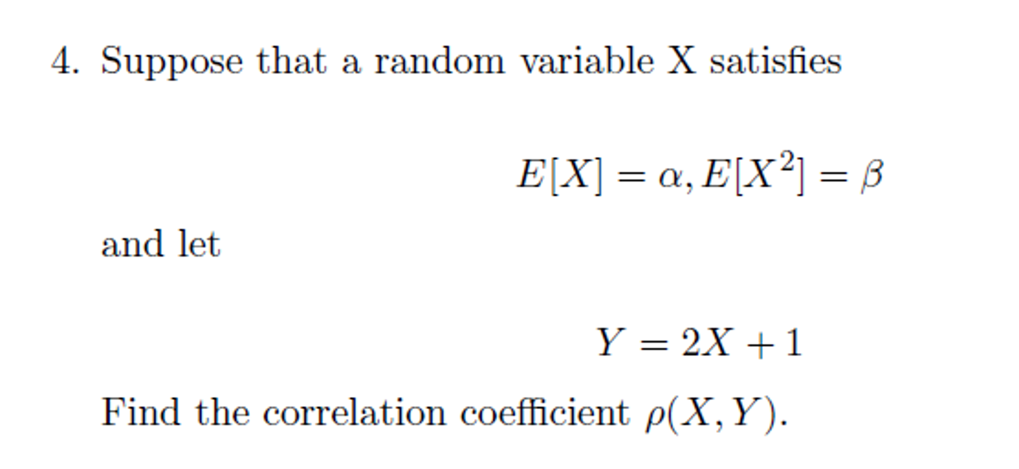 Solved Suppose that a random variable X satisfies | Chegg.com