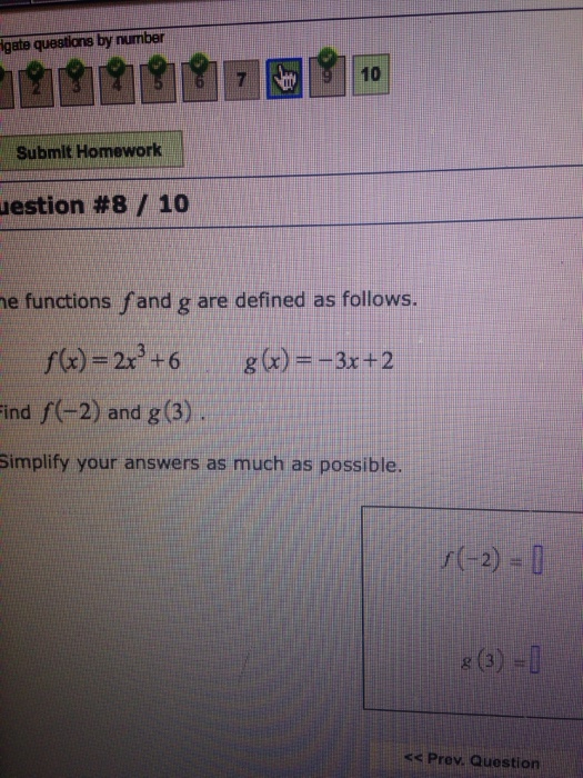 Solved The Functions F And G Are Defined As Follows Fx 