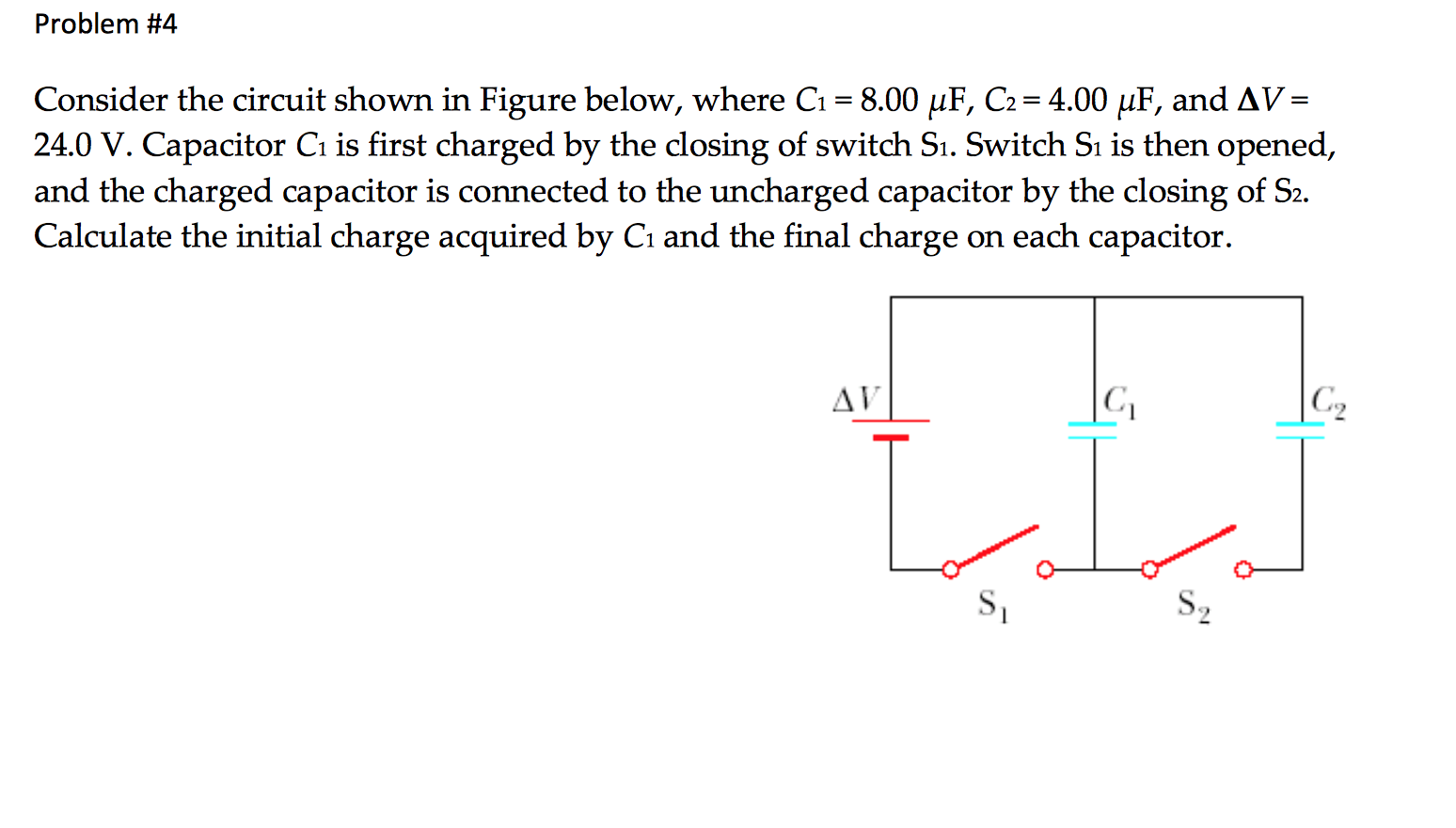 Solved Consider the circuit shown in Figure below, where C1 | Chegg.com