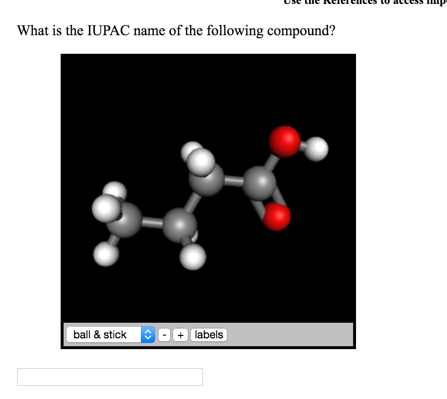 Solved What is the IUPAC name of the following compound? | Chegg.com