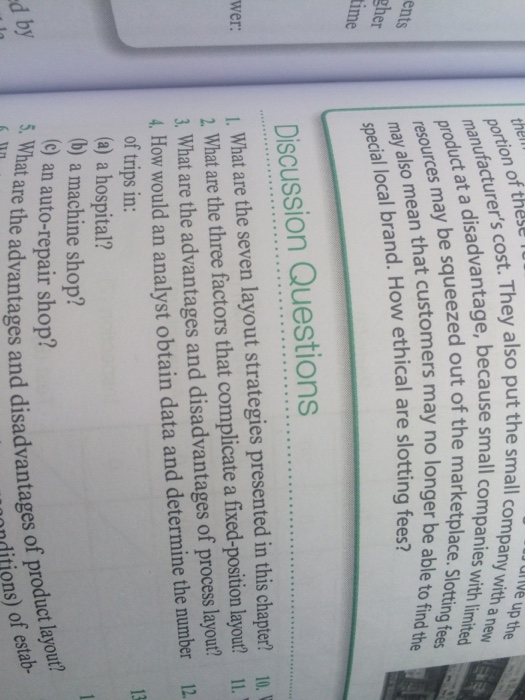 What are the seven layout strategies presented in | Chegg.com