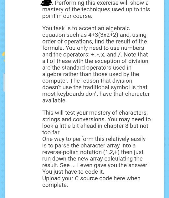 Solved Performing this exercise will show a mastery of the | Chegg.com