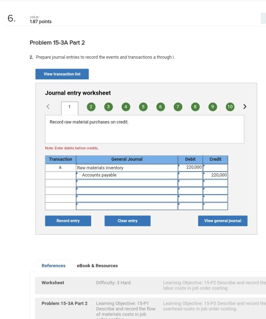 Solved Problem 15-3A Source documents, journal entries, and | Chegg.com